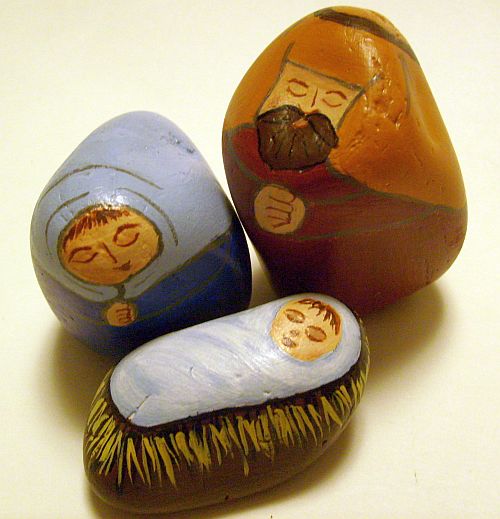 Painting Rock & Stone Animals, Nativity Sets & More: Unique Painted ...