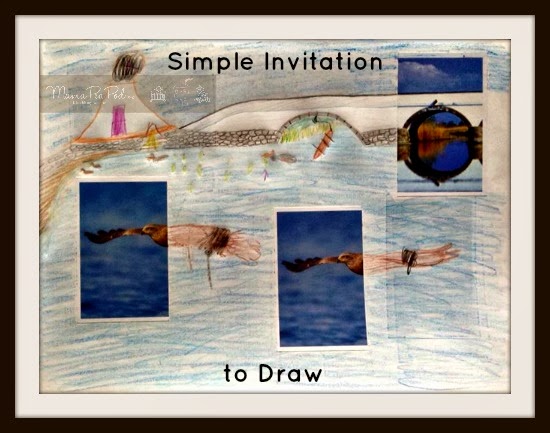 Mama Pea Pod: {Simple Invitation to Draw for Kids}