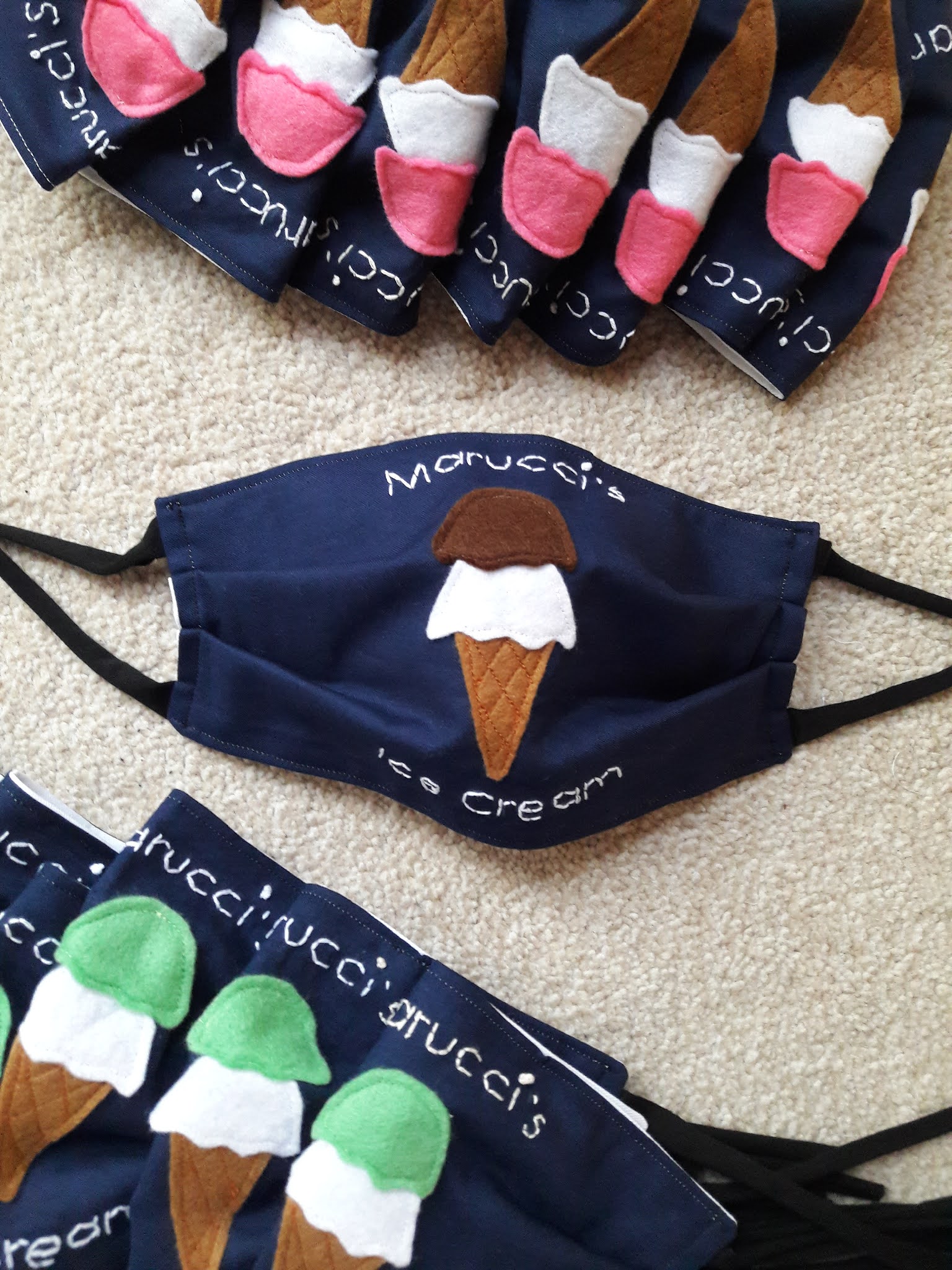 Commission: Marucci Ice Cream Face Masks