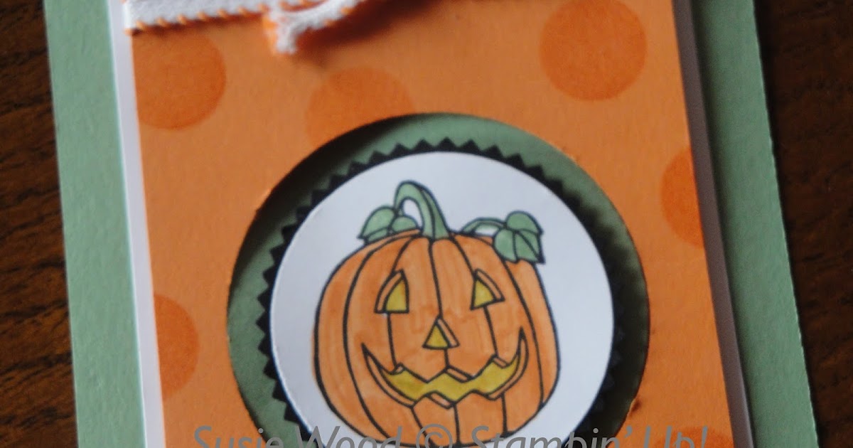 Stamp with Susie: 'Seasonal Chums'- Pumpkin