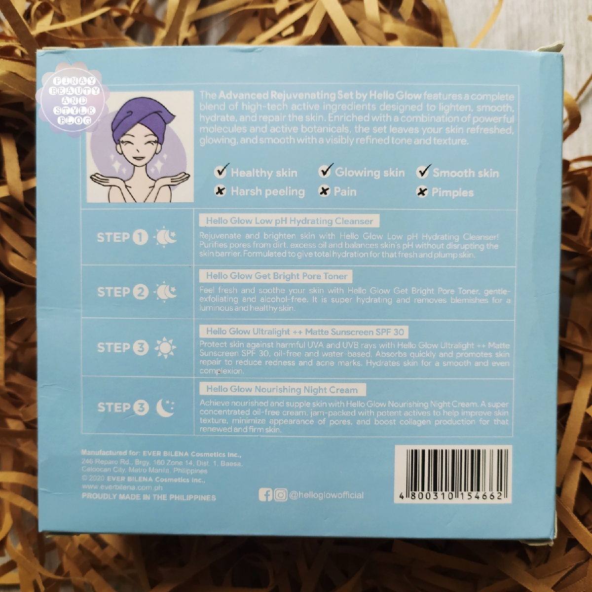 REVIEW Hello Glow Advanced Rejuvenating Set Hello Glow ARS Price ...