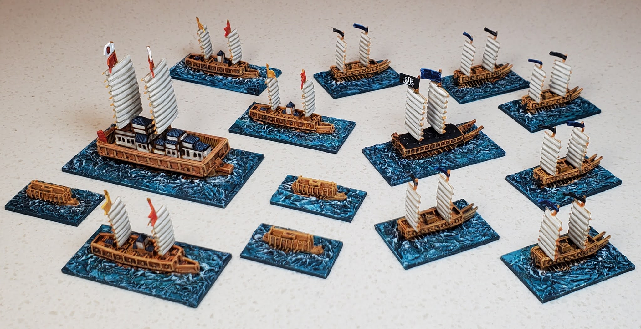 Imjin War – MT Miniatures „At The Height Of Battle“ 1/1200th Ships – 2T ...