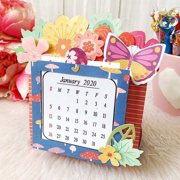 The Cutting Cafe: 2020 Calendar with holder