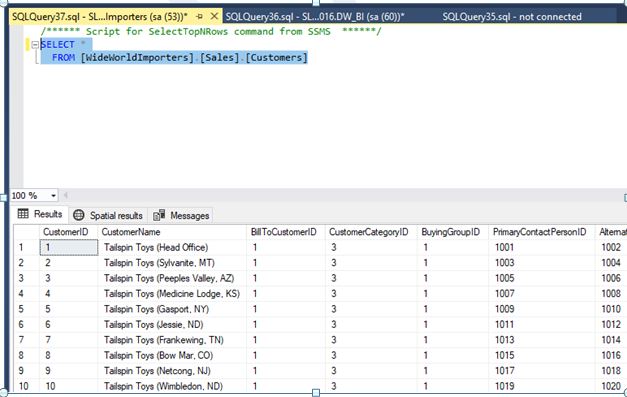 SQL Server Integration Service (SSIS) 2016 - Loading Data from Table to ...