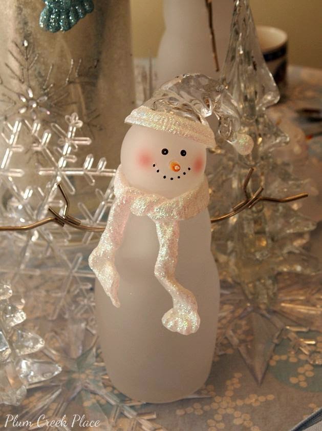 Plum Creek Place: Got Snow? Winter Snowman Tablescape