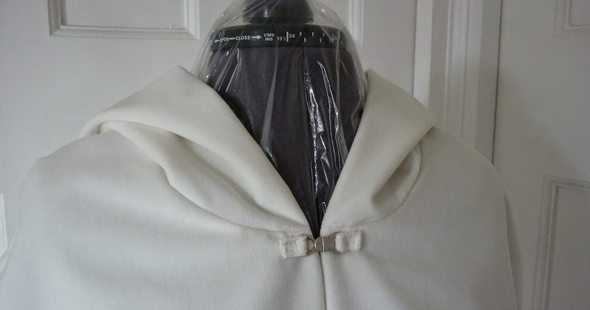 adventures in dressmaking: First wedding cloak of the year...