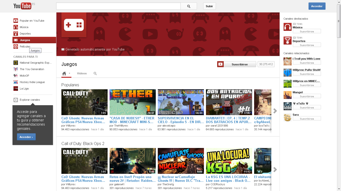 Youtube: Última Actualización de YouTube.