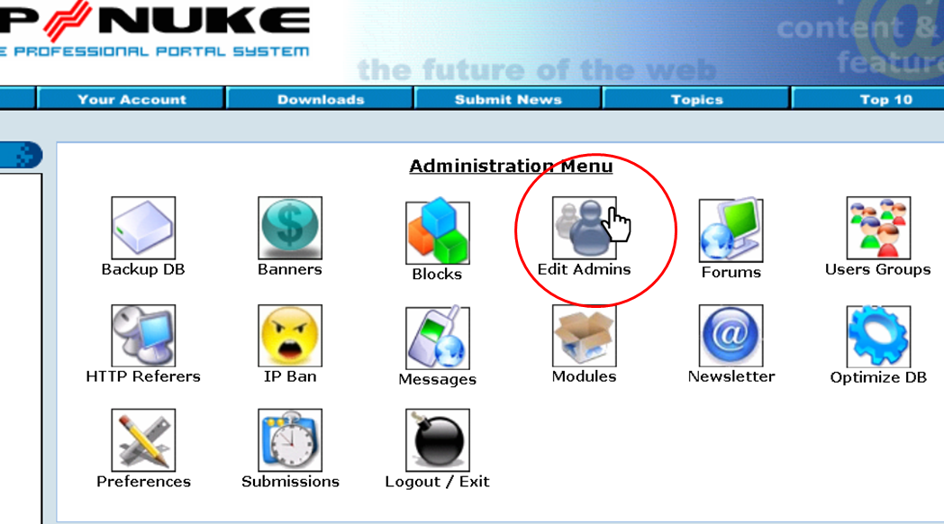 Menambah Admin Pada PHP Nuke - Niguru Indonesia