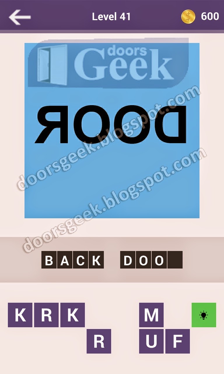 Fun Ways to Think - Phrases Level 41 ~ Doors Geek