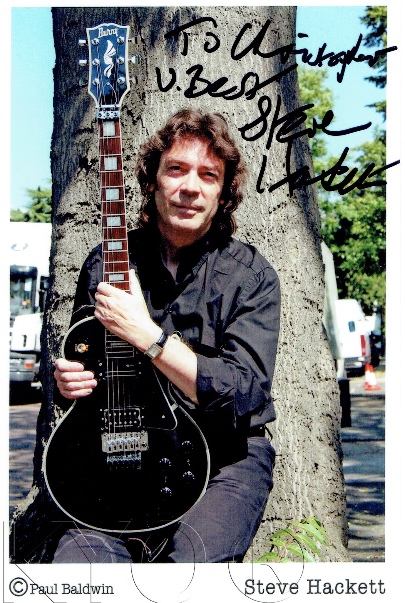 Chris Autographs: Steve Hackett