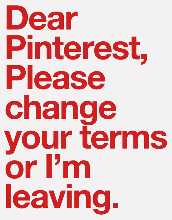 Pintastic: Dear Pinterest,