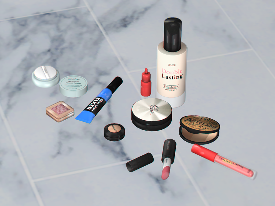 TS4 Korean Cosmetic Set