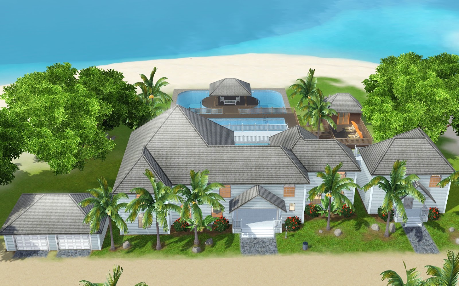 Summer's Little Sims 3 Garden: Sunlit Tides List of Houses