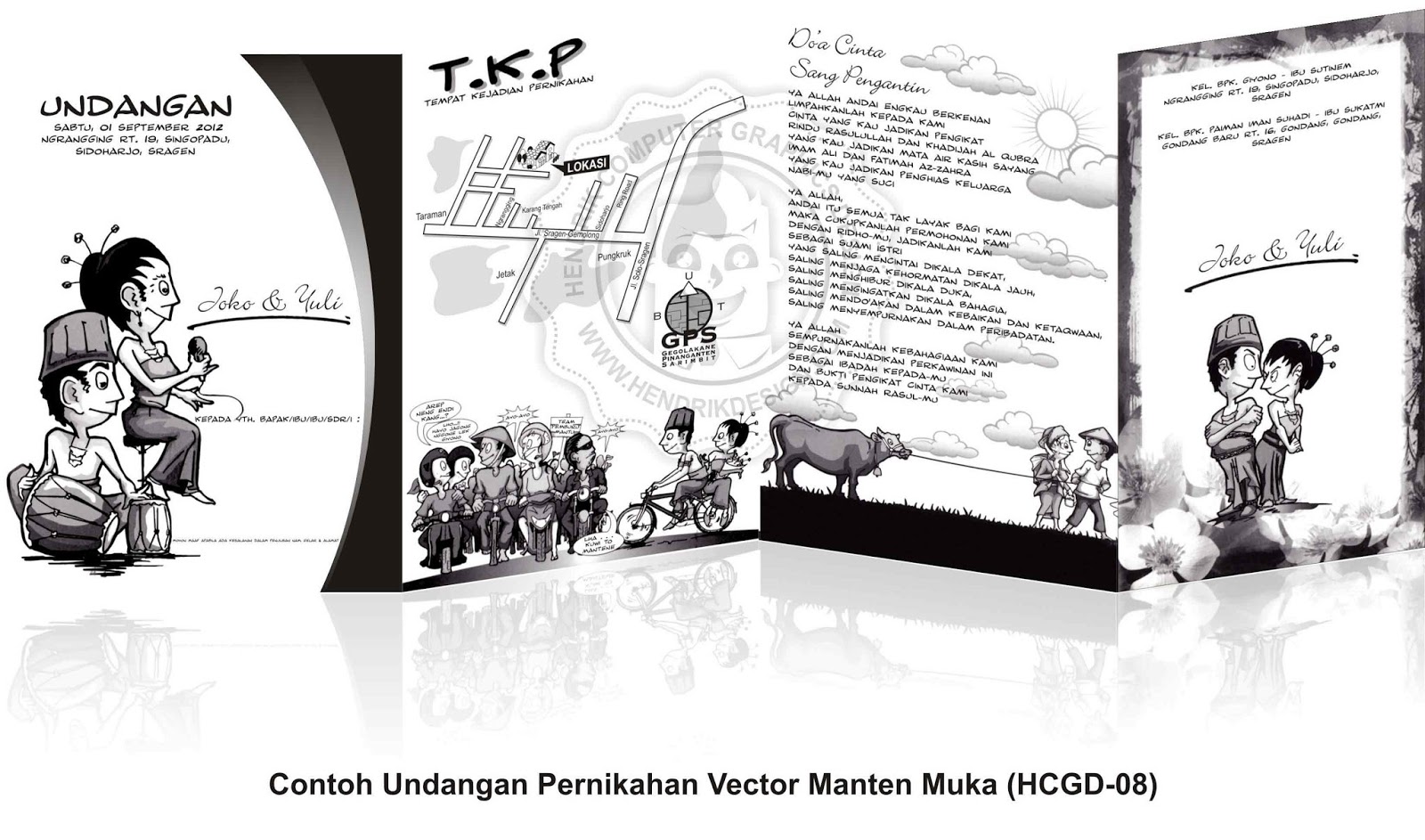 desain dan percetakan undangan pernikahan termurah di solo : Contoh ...