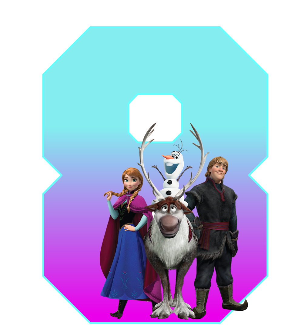 Kits imprimibles gratis : Números Frozen