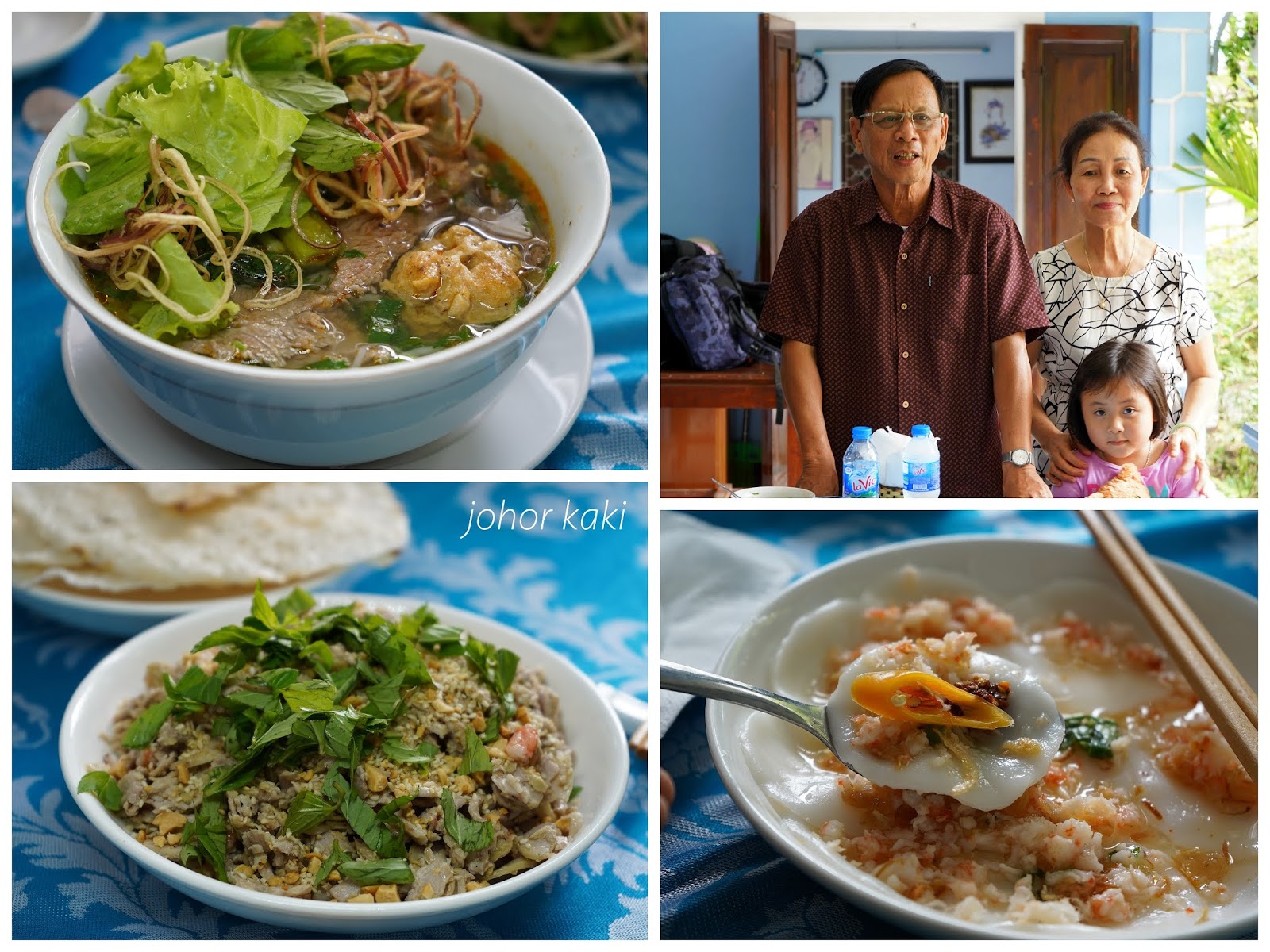 Home Cooked Hue Cuisine. Eating Banh Beo, Va Tron Hue & Bun Bo Hue with ...