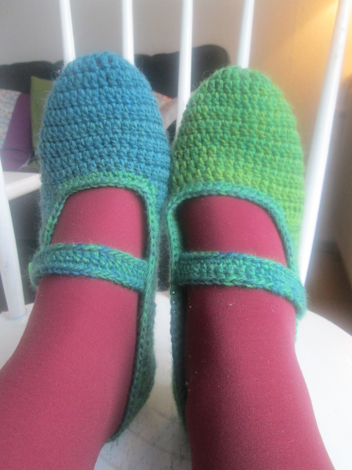 Kreafreak: DIY hæklede sutsko