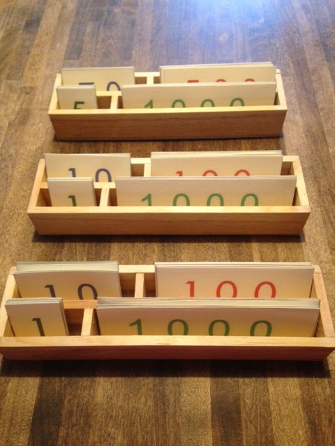 DIY Montessori Number Cards & Boxes, Montessori Materials At Home ...