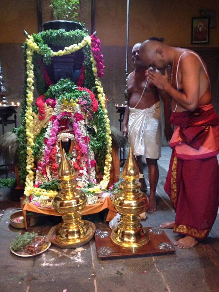 Shankara!: Saffron and the Golden Kalasams for Sri Kamakshi!