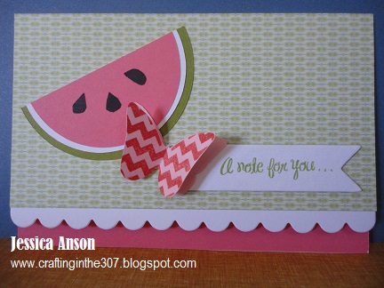 Crafting in the 307: Watermelon Note