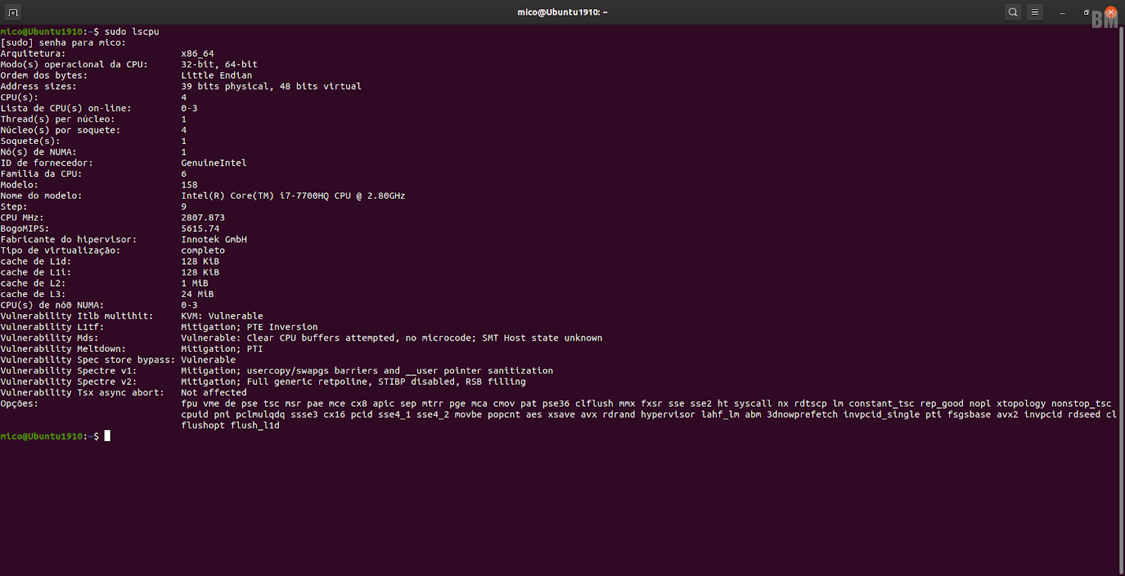 Dicas Linux #5: Exibindo informações sobre o hardware