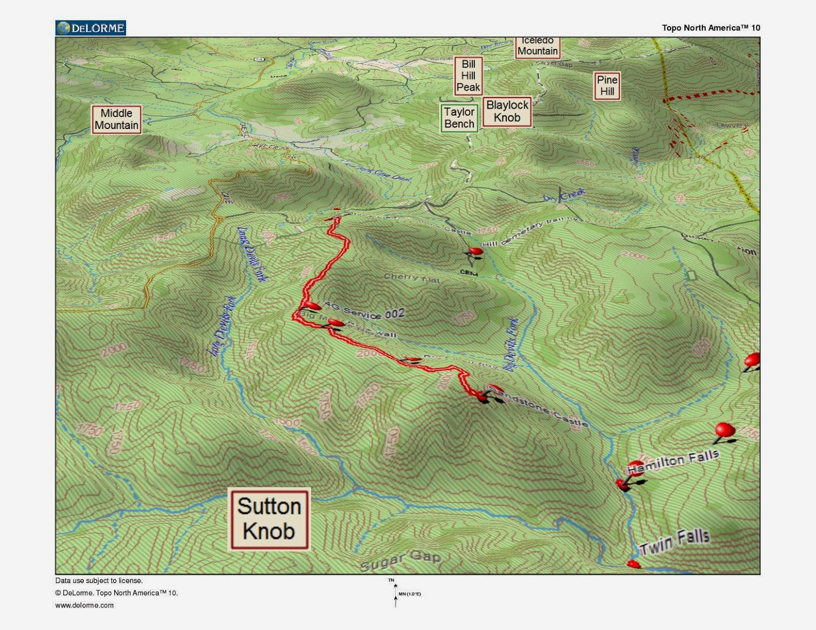 Rick's Hiking Blog: Sandstone Castle, Richland Wilderness, Arkansas