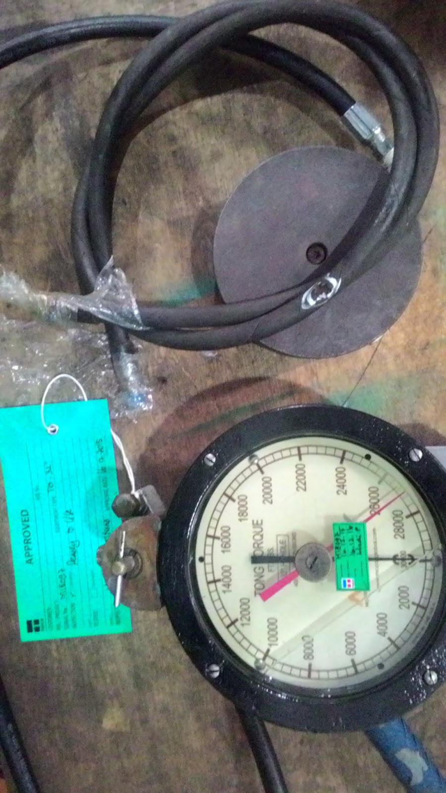 TORQUE TURN MONITORING SYSTEM: Torque Gauge