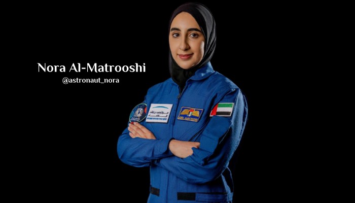 Nora Al-Matrooshi, astronot wanita Arab pertama di dunia