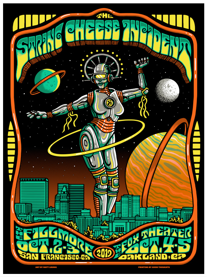 INSIDE THE ROCK POSTER FRAME BLOG: Matt Leunig String Cheese Incident ...