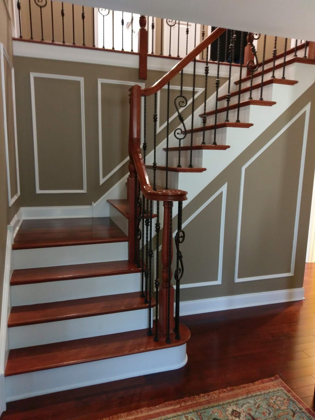 Wood Stairs and Rails and Iron Balusters: Stair Manufacturer And Iron ...