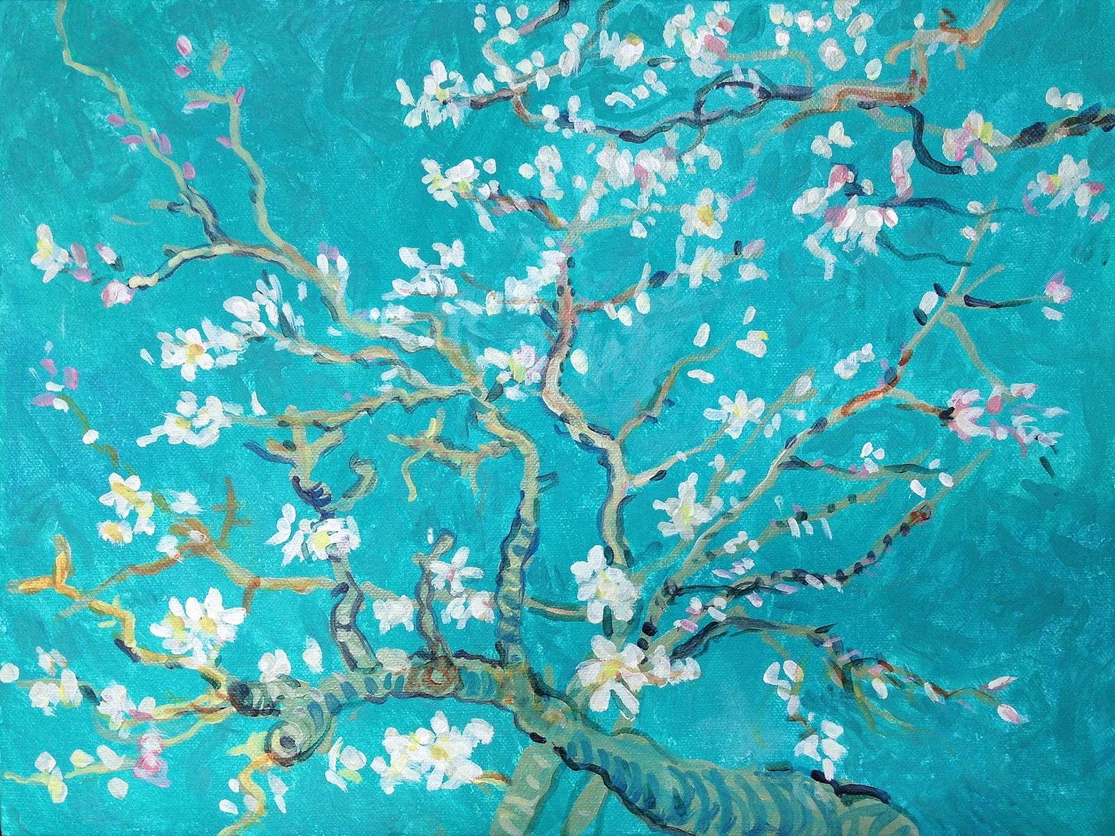 Wiley Purkey: Wine and Paint Class - Van Gogh's Almond Blossoms
