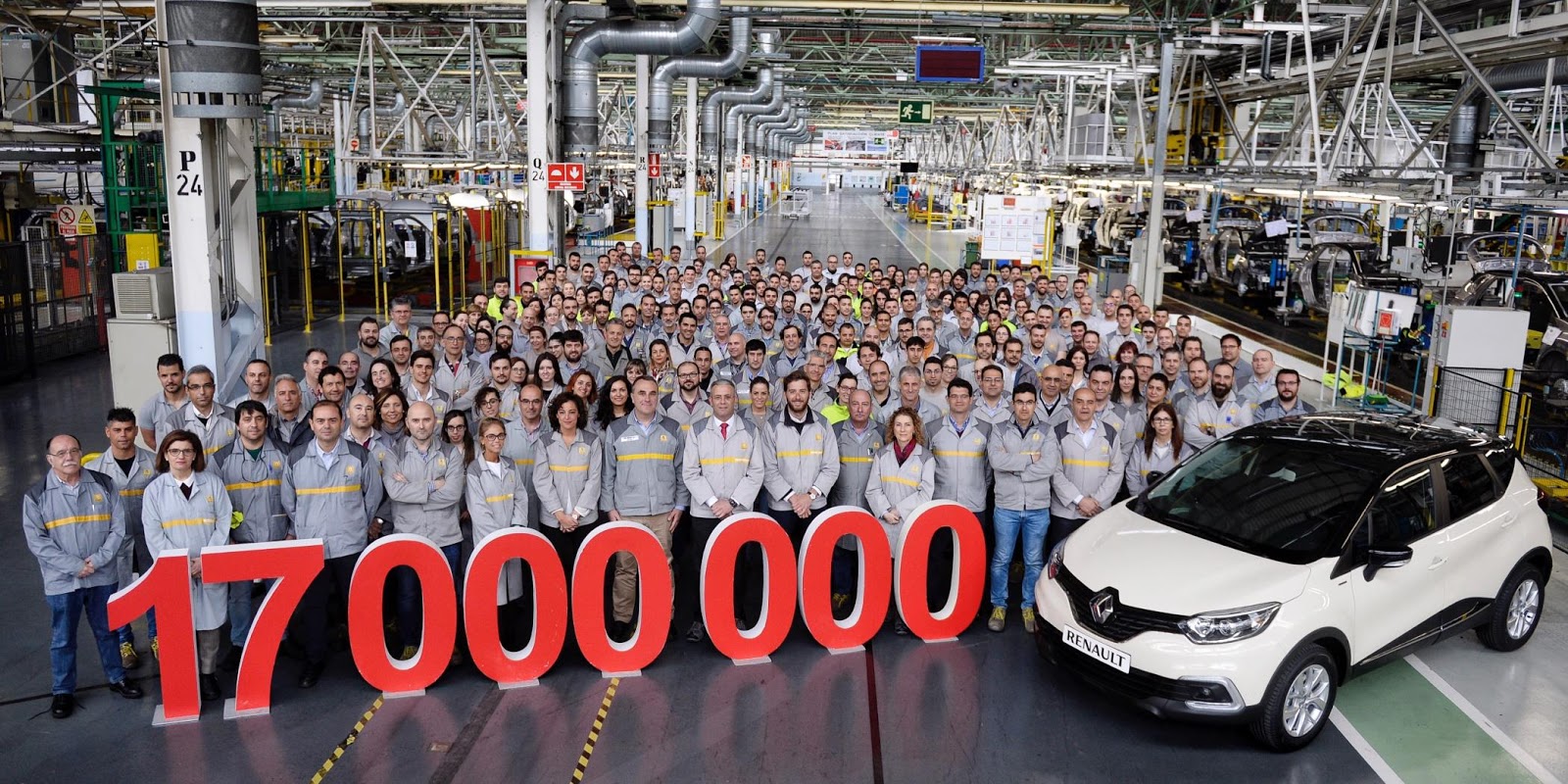 Renault España fabrica el vehículo 17 millones, un CAPTUR | Valenciacars