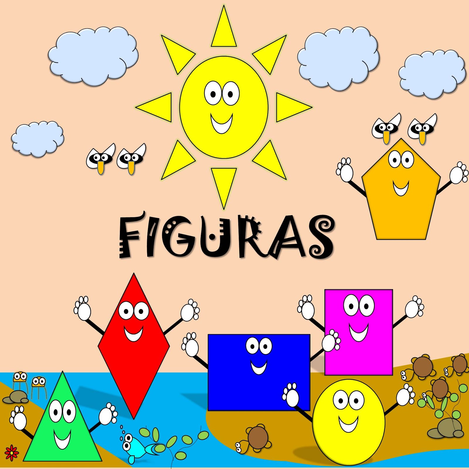 VÍDEO CUENTO PARA APRENDER LAS FIGURAS GEOMÉTRICAS: «Una Playa de ...