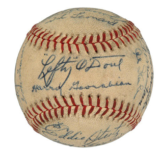The Online PCL Museum: 1941 San Francisco Seals Signed Baseball