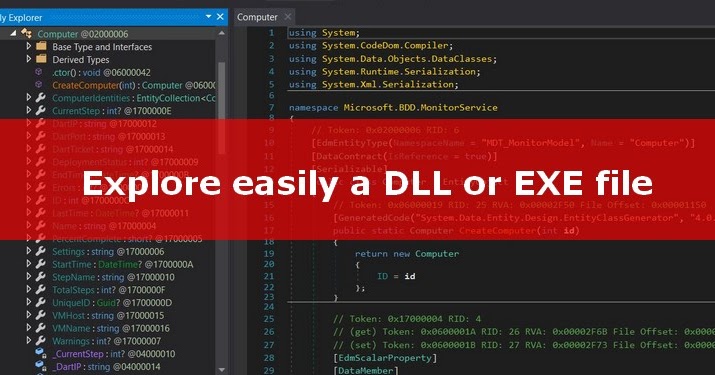 Explore an EXE or DLL with dnSpy | Syst & Deploy