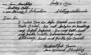 Sam Shockley Biography Alcatraz 1938 - 1948