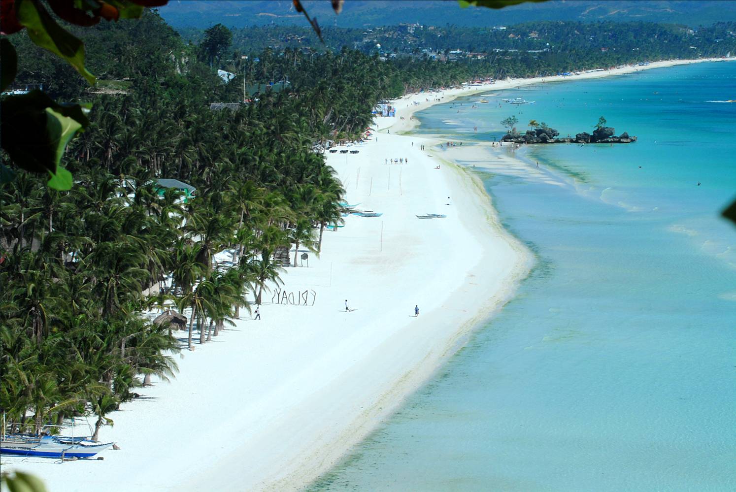 Enjoy the beauty of the white sand beach of Boracay Island, Philippines ...