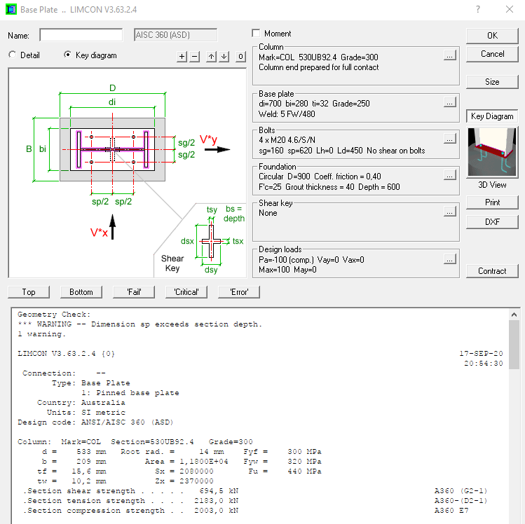 Bentley Limcon - Software Analisa Sambungan Struktur Baja