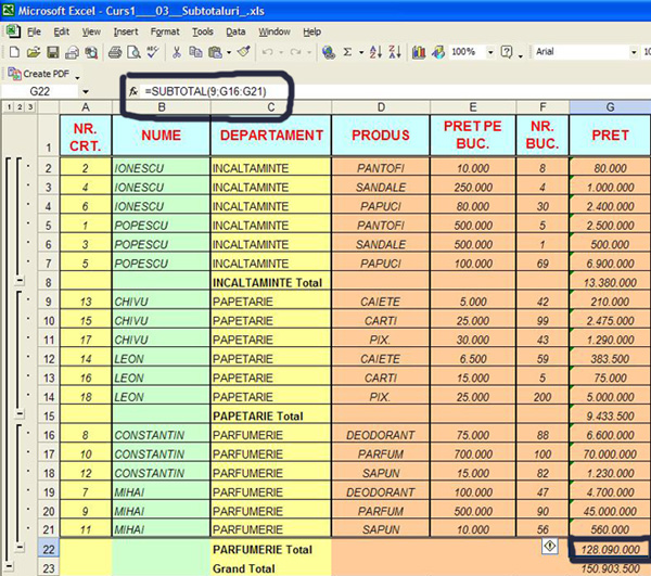 Baze de date: Elementele unei baze de date