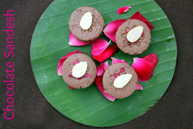 Chocolate Sandesh - Ribbons to Pastas