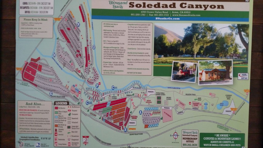 Walkabout With Wheels Blog: Thousand Trails Soledad Canyon RV & Camping ...