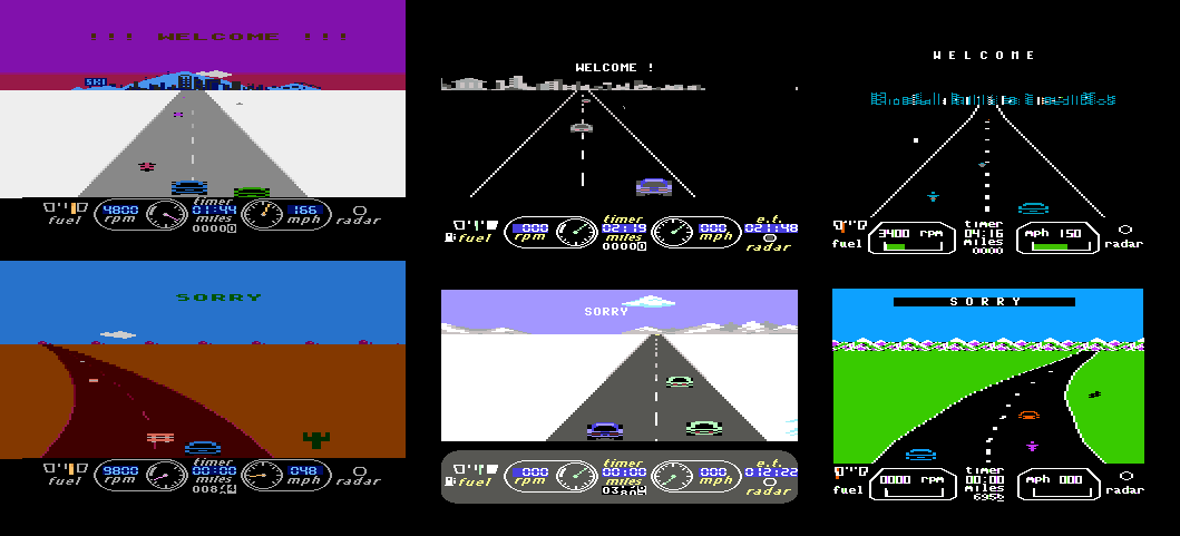 FRGCB - Finnish Retro Game Comparison Blog: TWOFER #10: Racing Special!