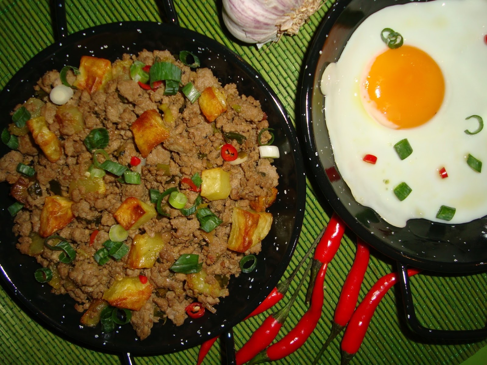 O Tempero da Nesita: Minchi (Carne picada à moda macaense)