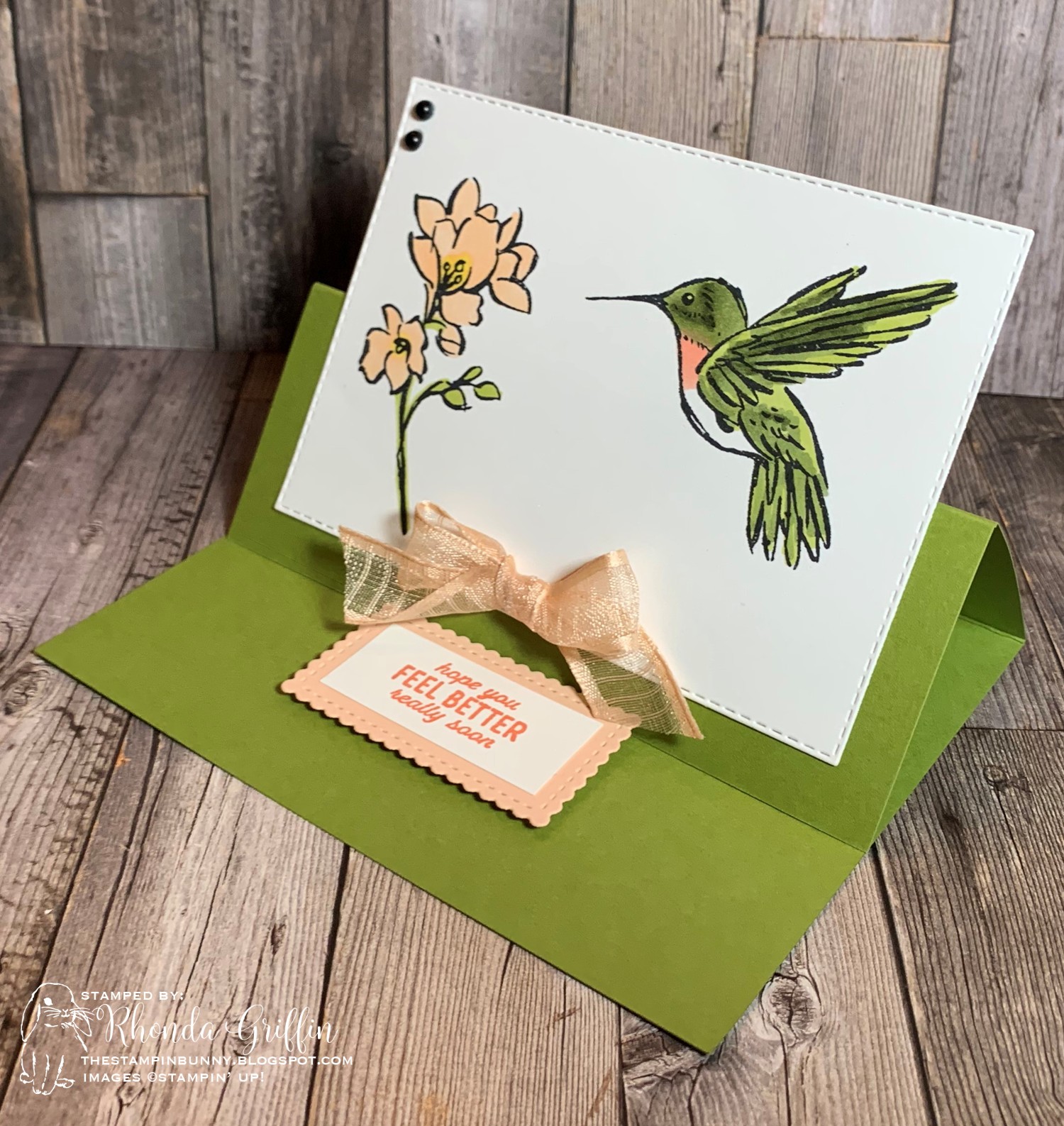 The Stampin' Bunny: A Touch of Ink Stamp Set Fancy / Fun Fold Cards