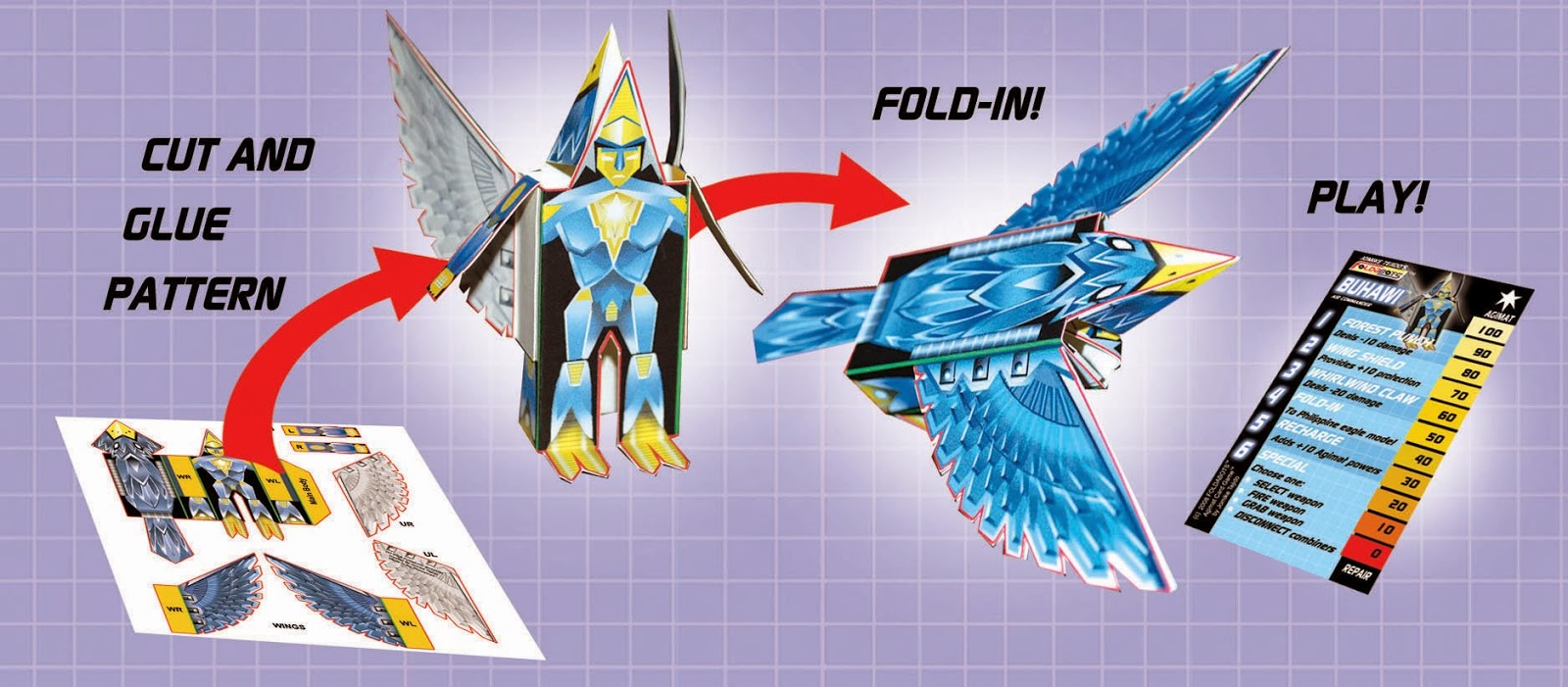 GeekMatic!: Throwback: Foldabots Toy Book!