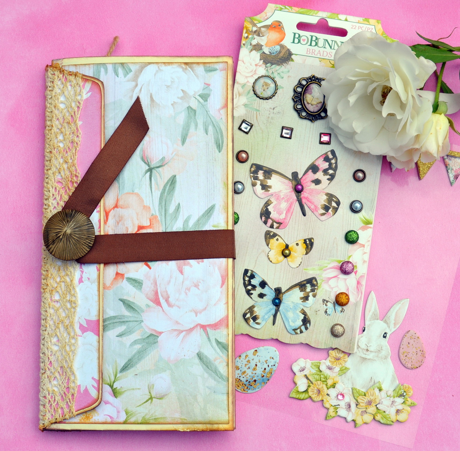 The BoBunny Blog: Envelope Notebook using Garden Grove with Denise