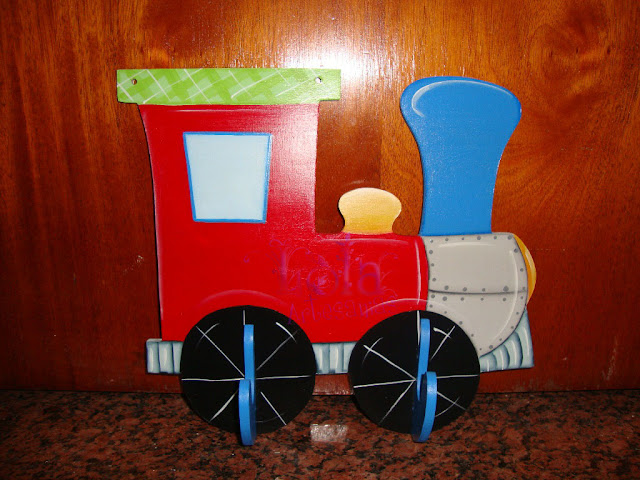 Tren en foami para la pared - Imagui