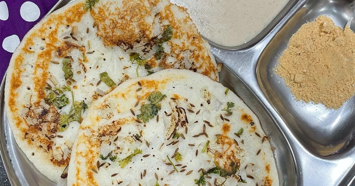 Onion Uttapam - From Sushma's Kitchen