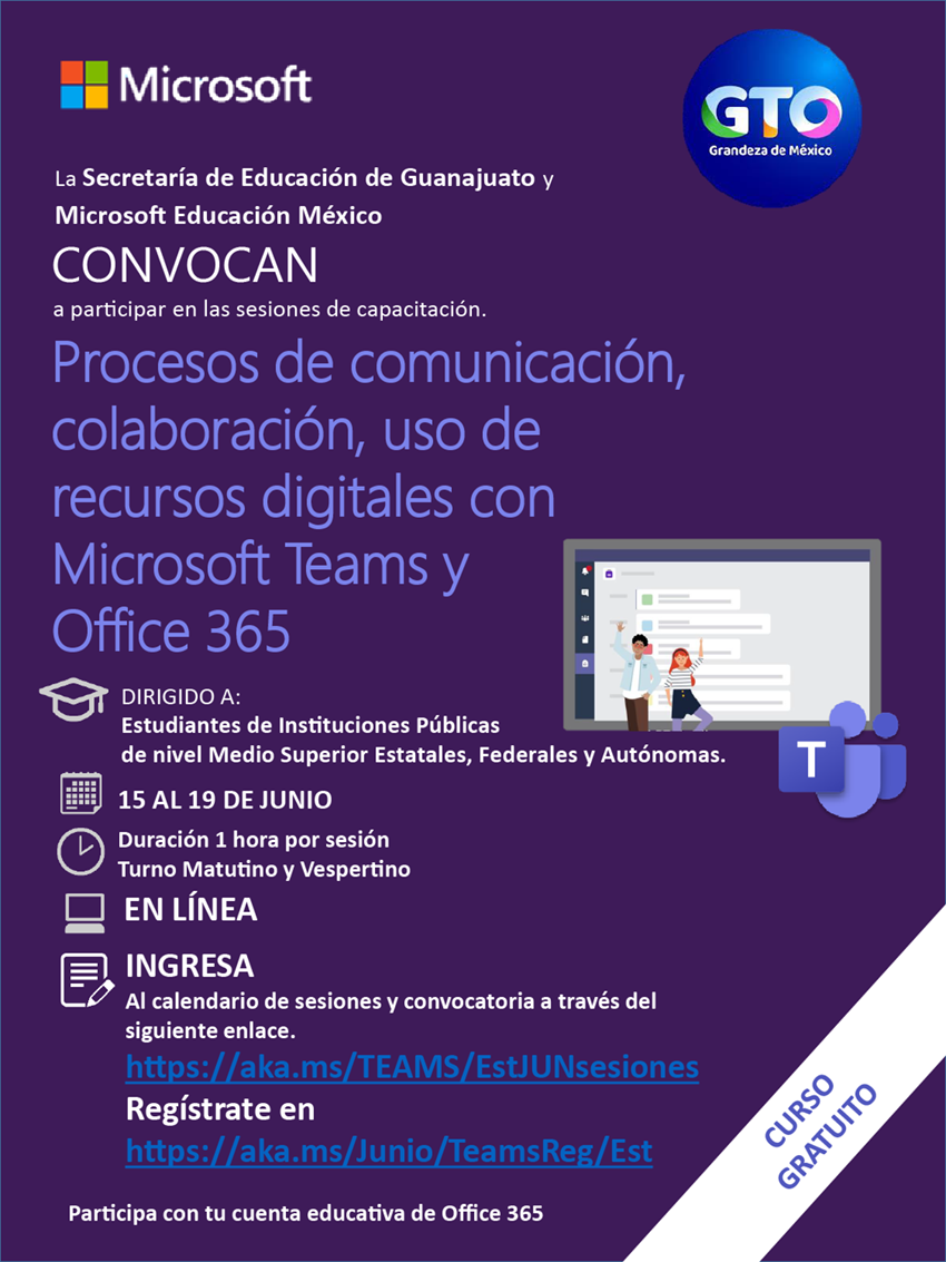 Convive Joven: Curso gratuito para aprender a utilizar Teams Convive Joven: Curso gratuito para aprender a utilizar Teams