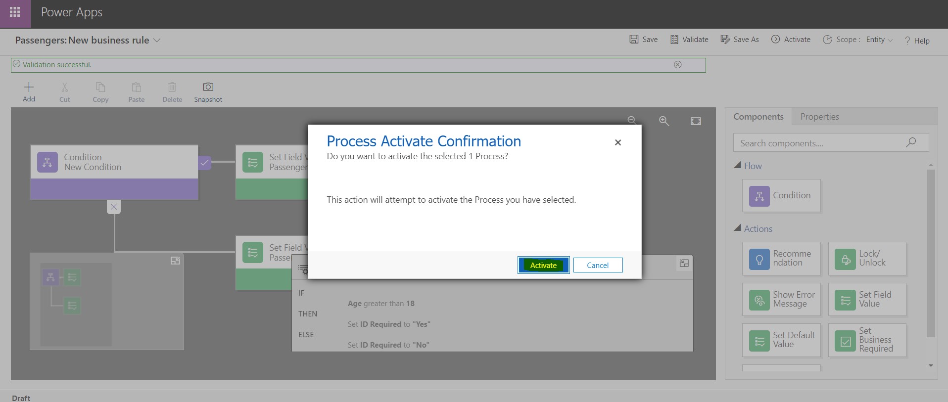 How to create business rules in Microsoft Dynamics 365?